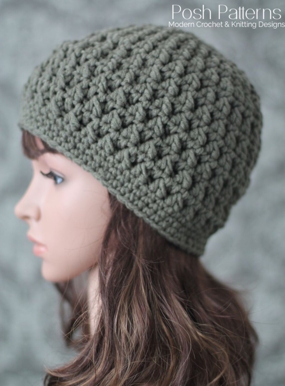 Crochet PATTERN - Crochet Hat Pattern - Crochet Patterns for Women ...