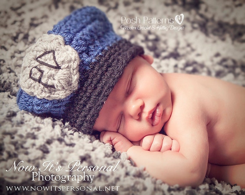 Crochet PATTERN Police Man Policeman Hat Crochet Hat - Etsy