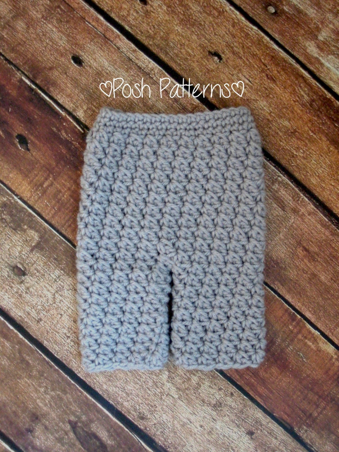Crochet PATTERN - Crochet Baby Pants Pattern - Includes 4 Sizes Newborn ...