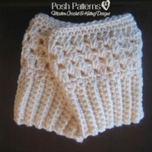 Crochet Pattern - Boot Cuffs - Easy Crochet Boot Cuffs Pattern ...