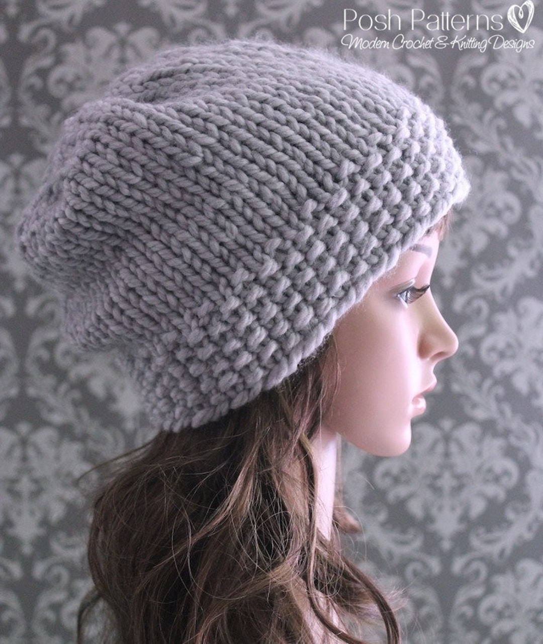 Knitting PATTERN - Knit Hat Pattern - Knitting Patterns - Knitting ...