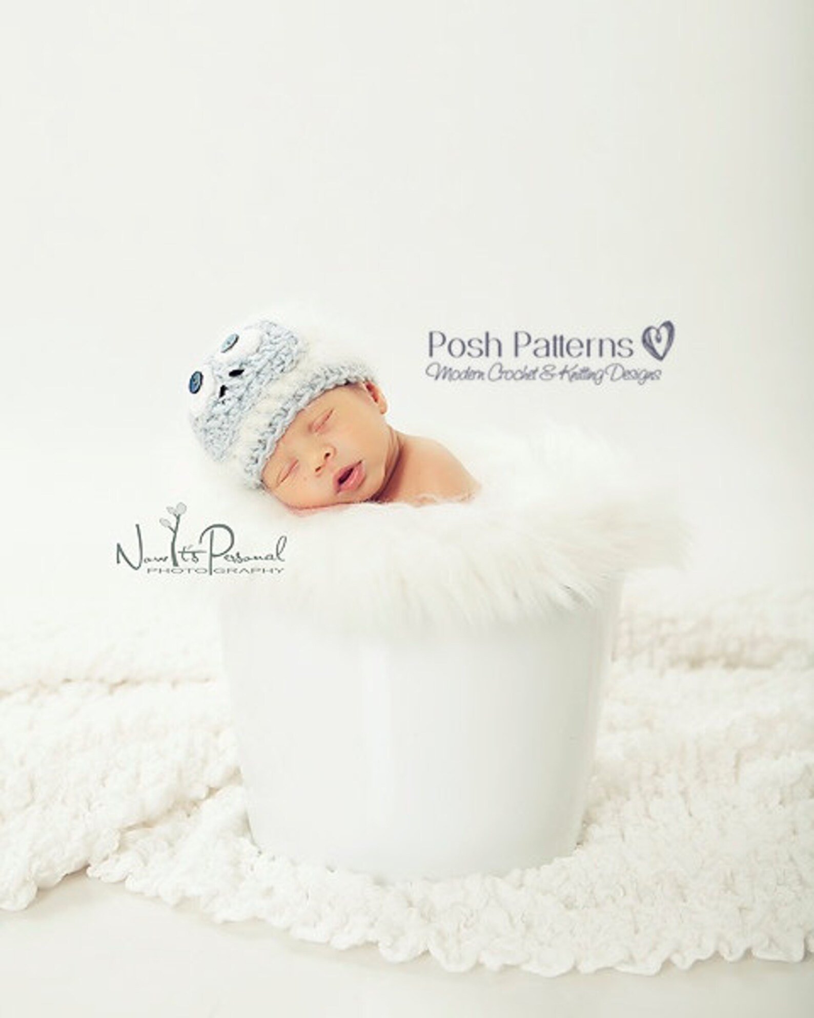 Crochet PATTERN Abominable Snowman Beanie Crochet Hat - Etsy