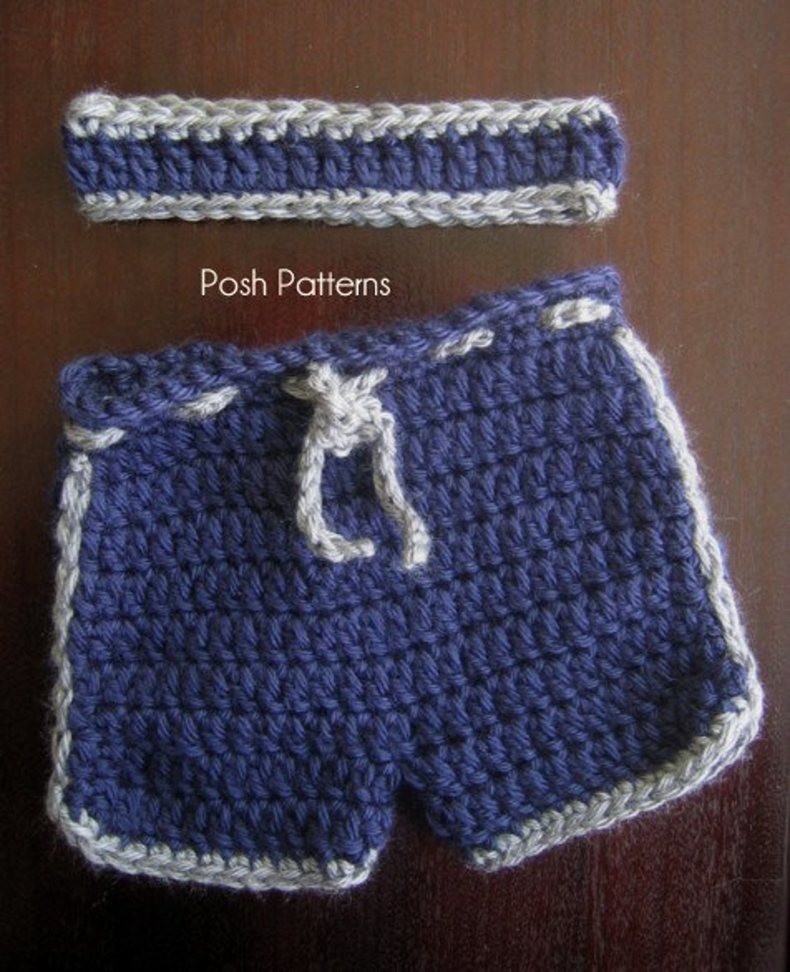 Crochet Pattern - Baby Crochet Pattern - Crochet Shorts & Sweatband ...