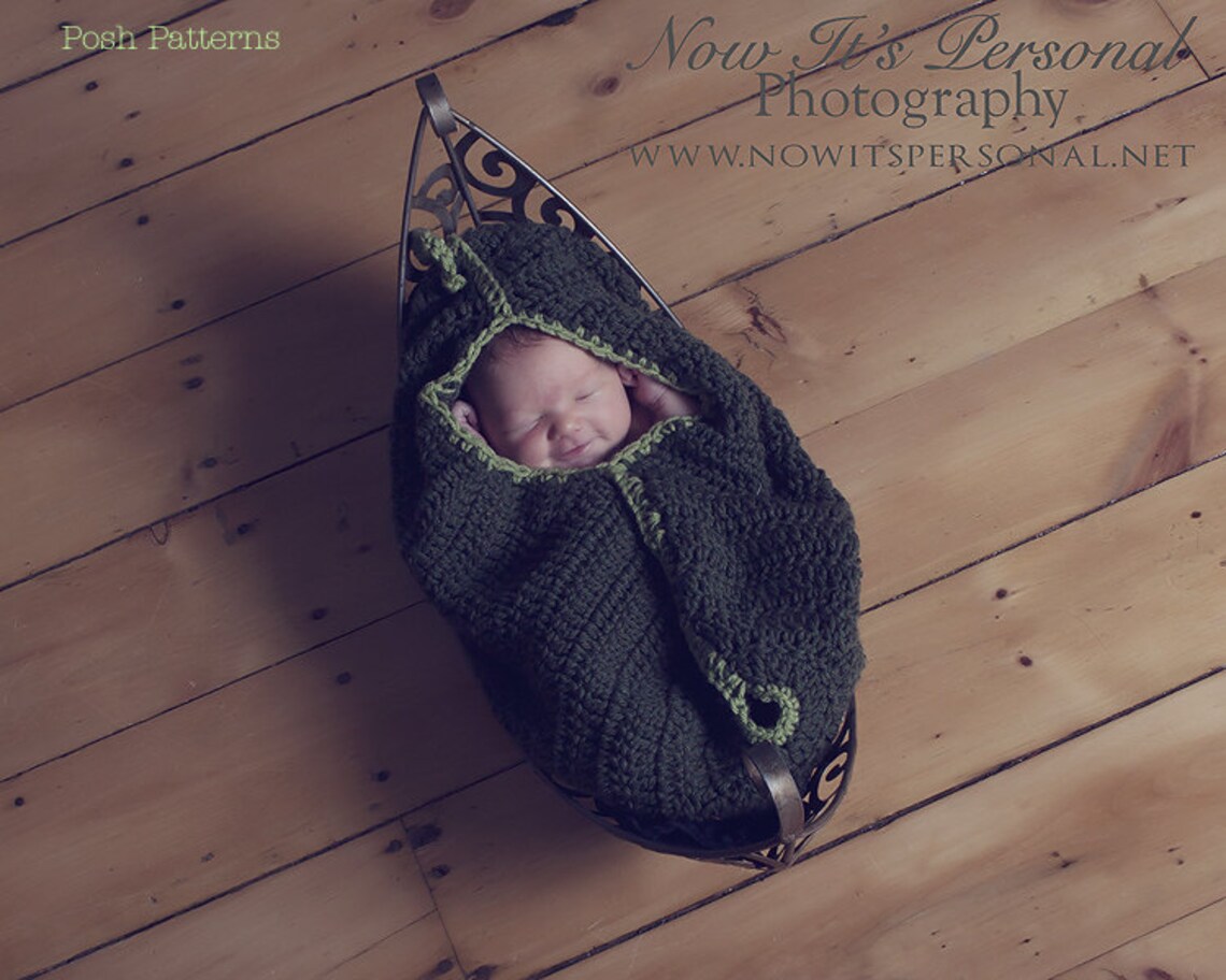 Easy Crochet PATTERN Newborn Cocoon Crochet Pattern | Etsy