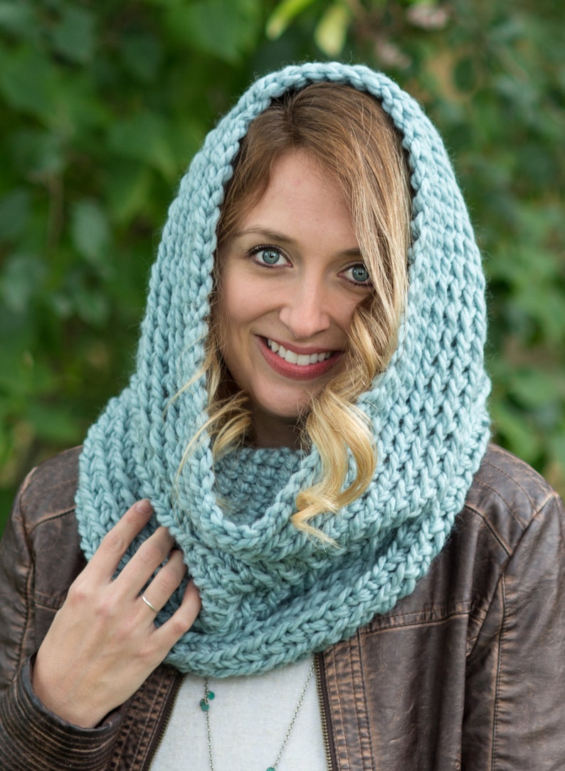 Crochet Pattern Knit Look Crochet Cowl Pattern Easy - Etsy