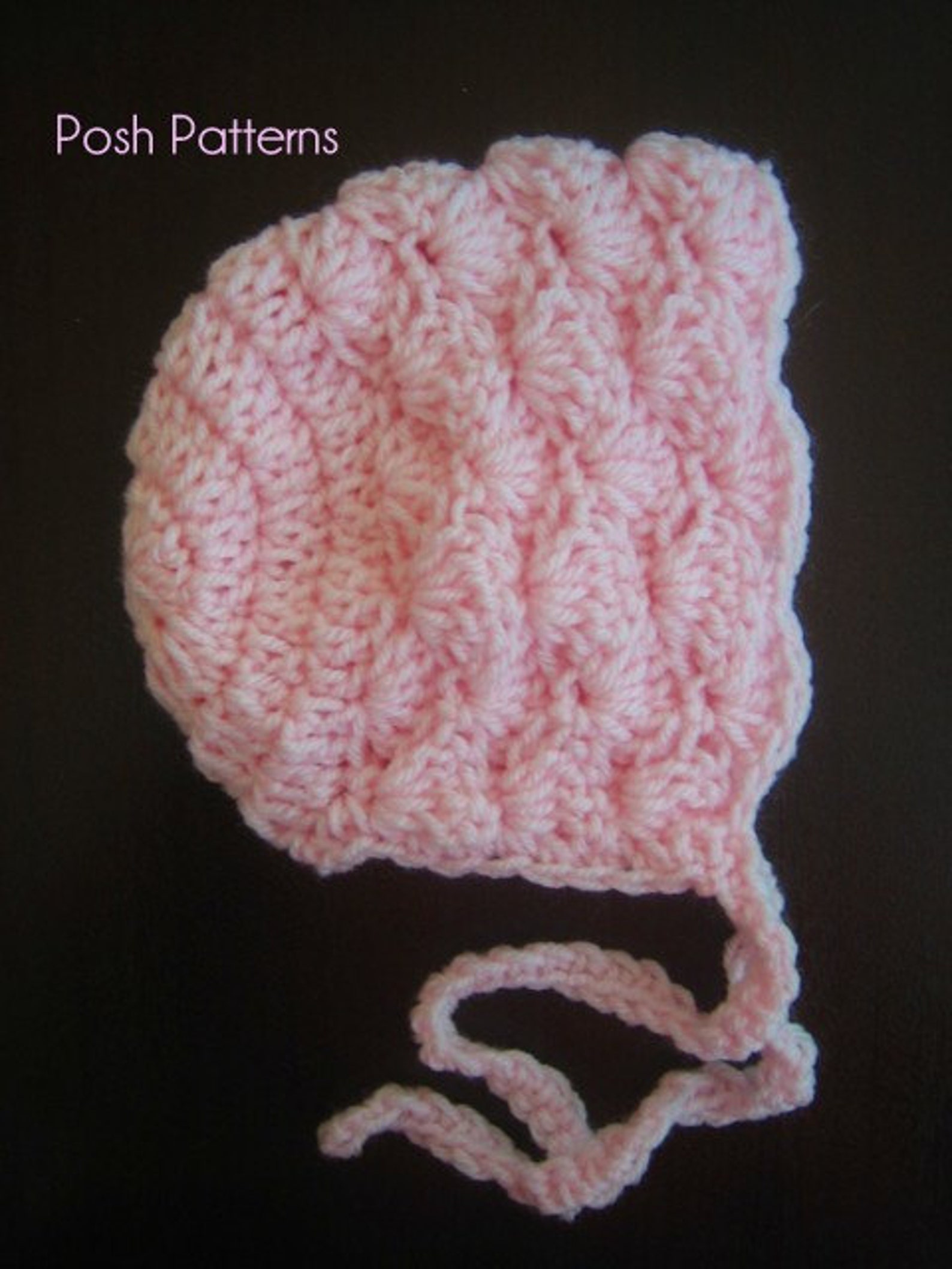 Crochet PATTERN Crochet Bonnet Pattern Crochet Patterns - Etsy