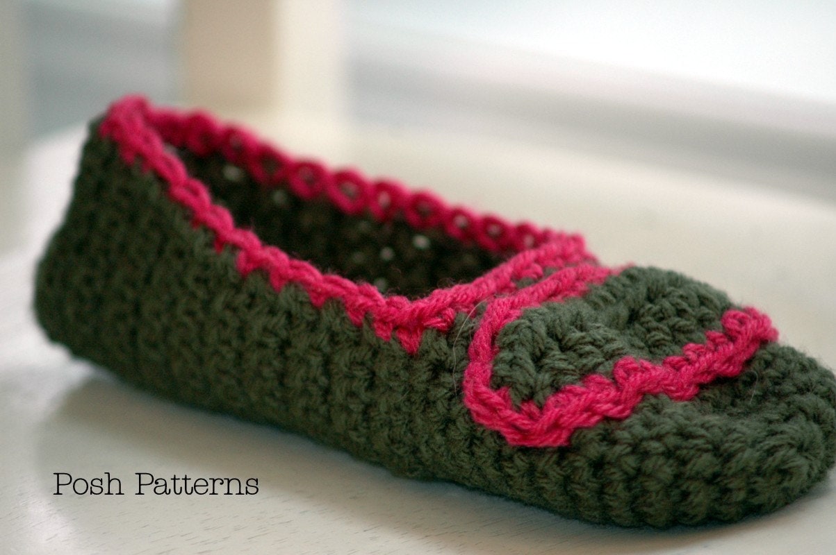Crochet PATTERN Easy Crochet Slippers Pattern Crochet - Etsy