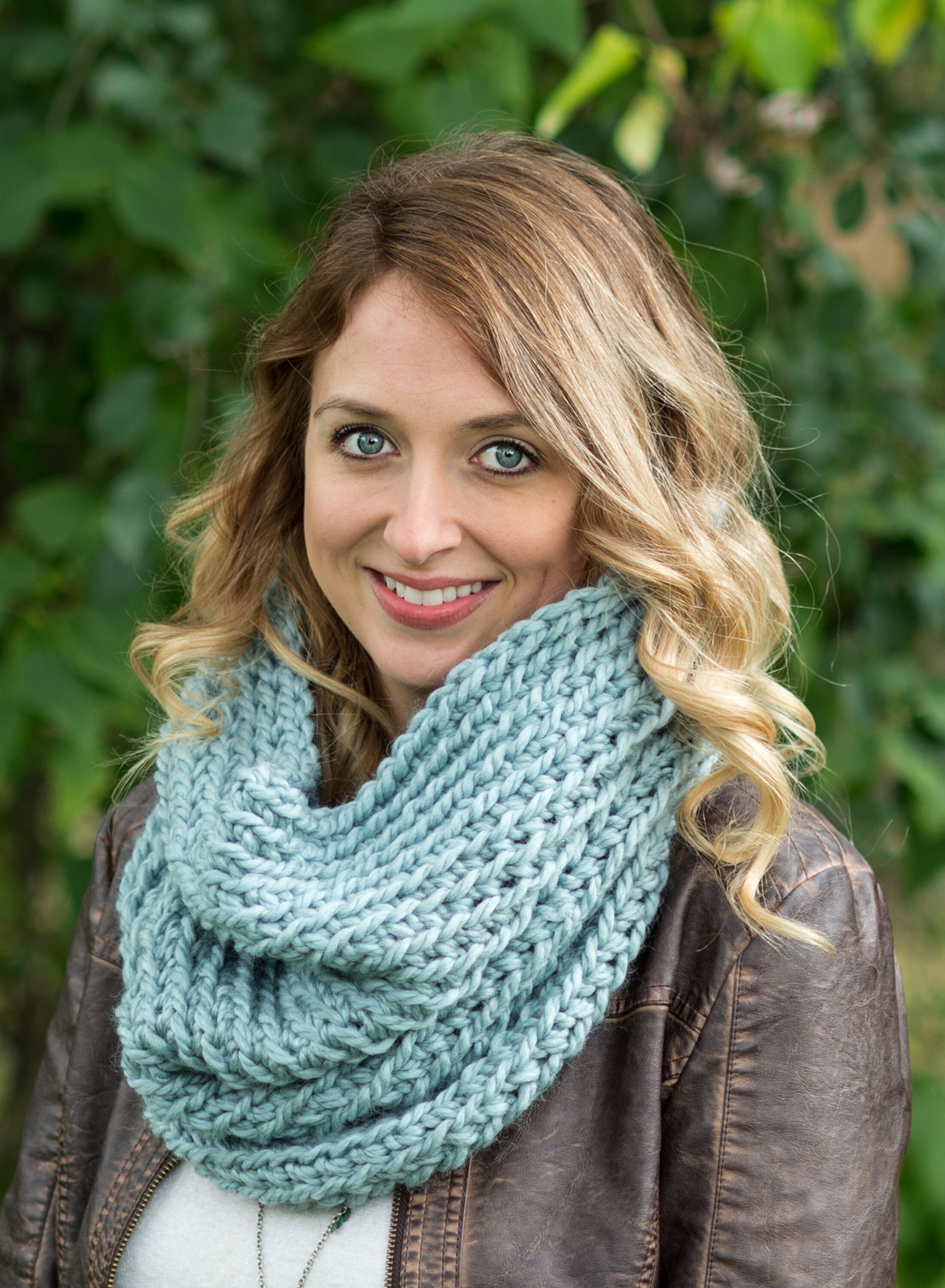 Crochet Pattern - Knit Look Crochet Cowl Pattern - Easy Crochet Pattern ...