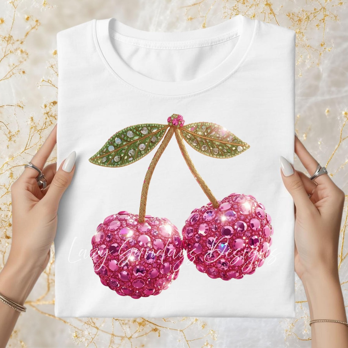 Valentine Cherry Rhinestone PNG - Trendy - Girly - Viral - Collage ...
