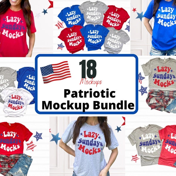 Forth of July Mockup - Etsy
