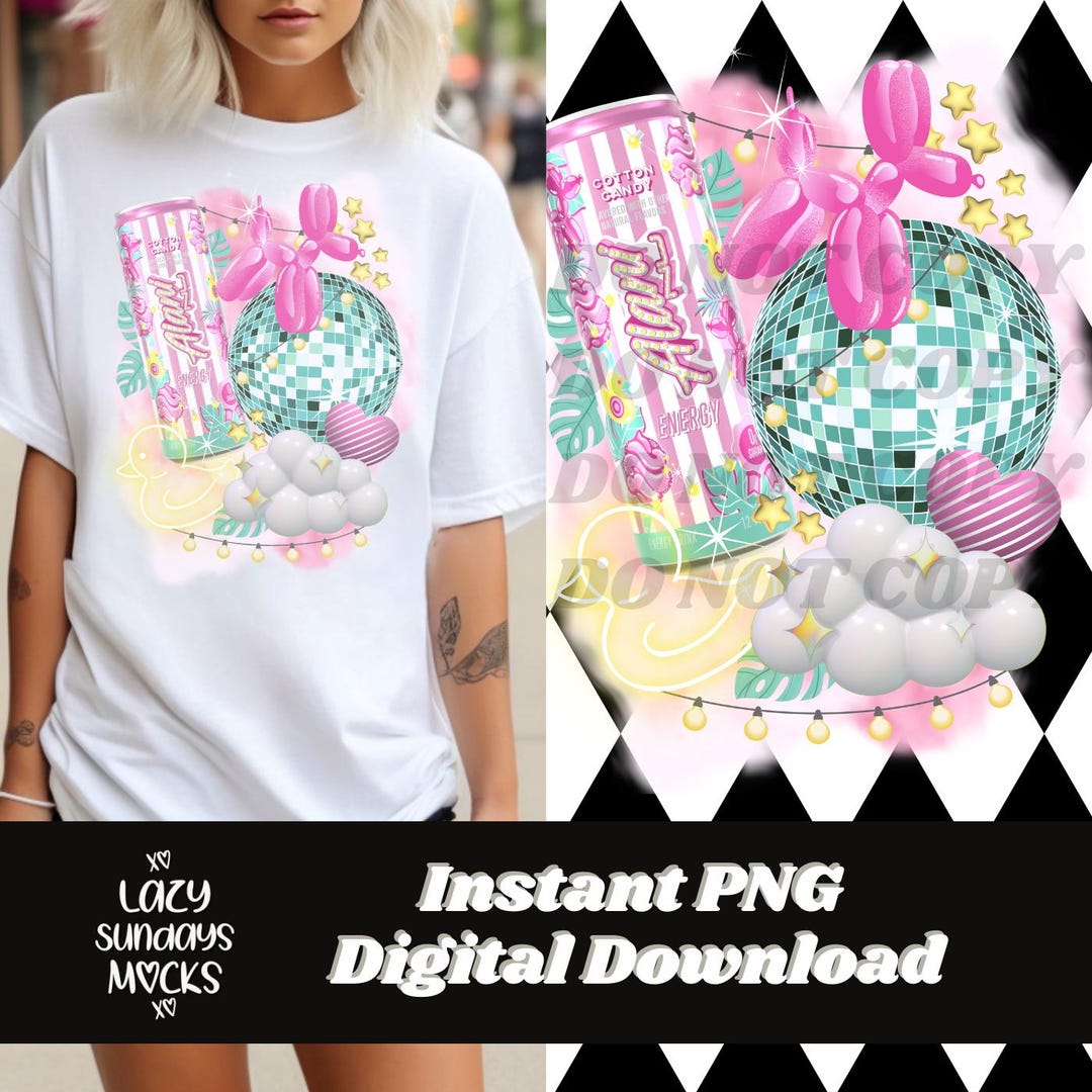 Alani Cotton Candy PNG - Drink Collage - Girly - Trending - Viral ...