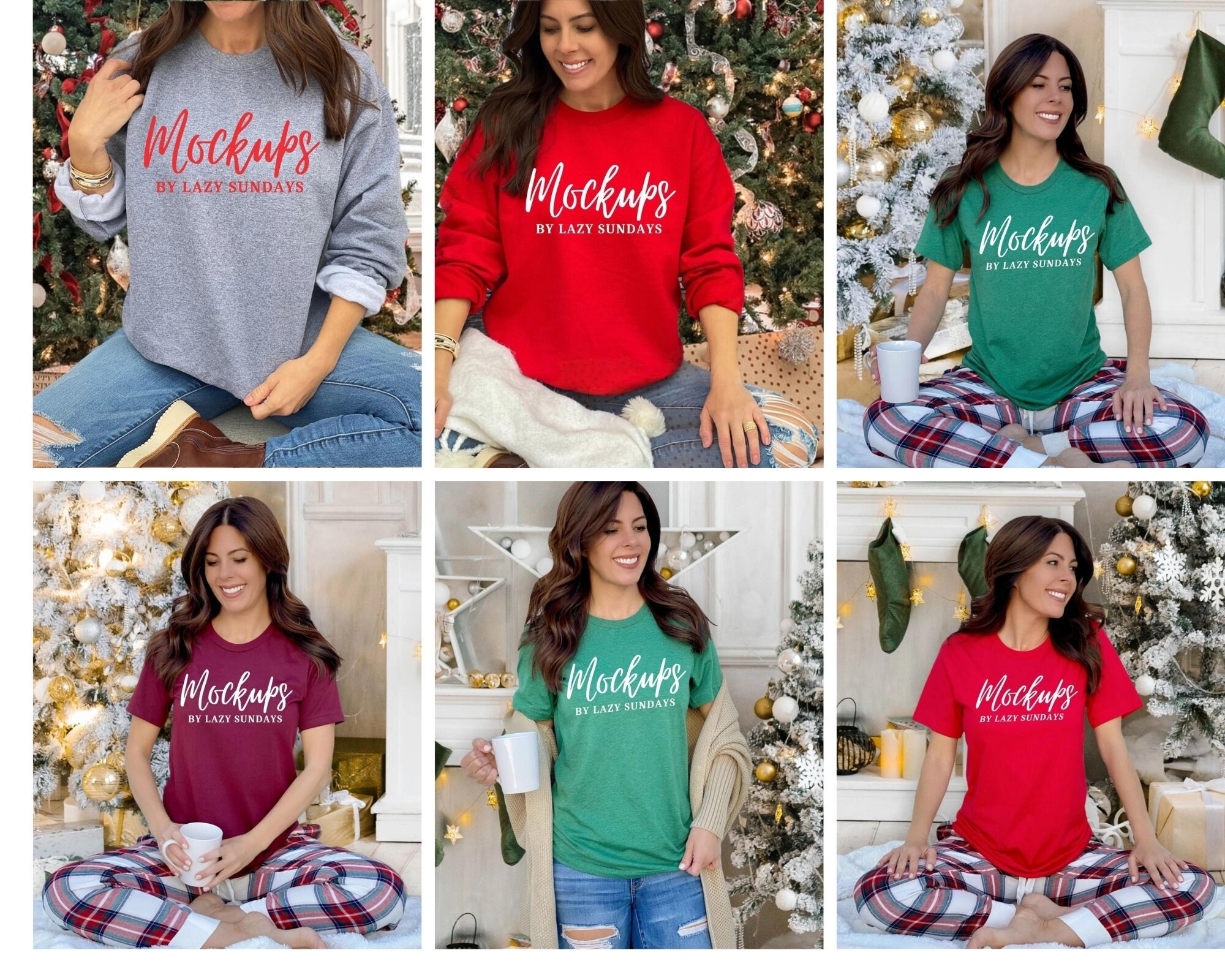 Winter Mockup Bundle Christmas Mockup Bundle Holiday - Etsy