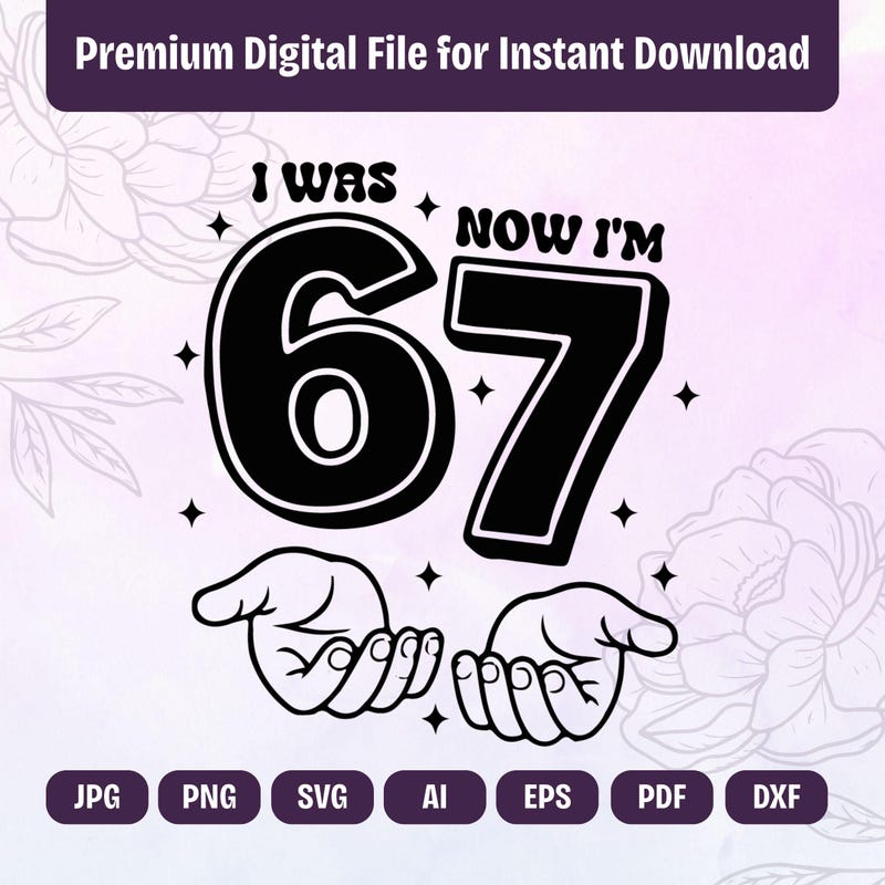6 7 Png - Etsy