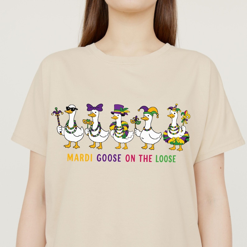 Mardi Goose on the Loose SVG PNG Download,funny Mardi Gras Animalpng ...