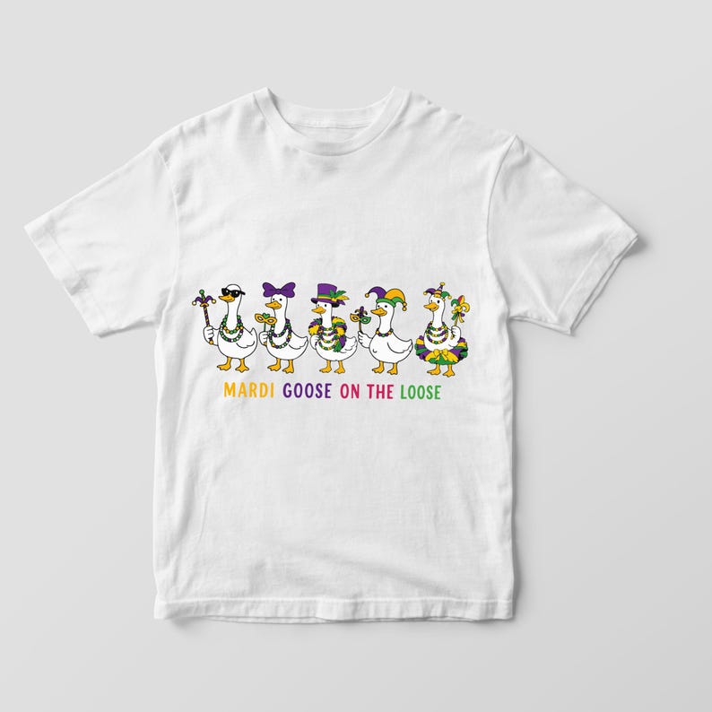 Mardi Goose on the Loose SVG PNG Download,funny Mardi Gras Animalpng ...