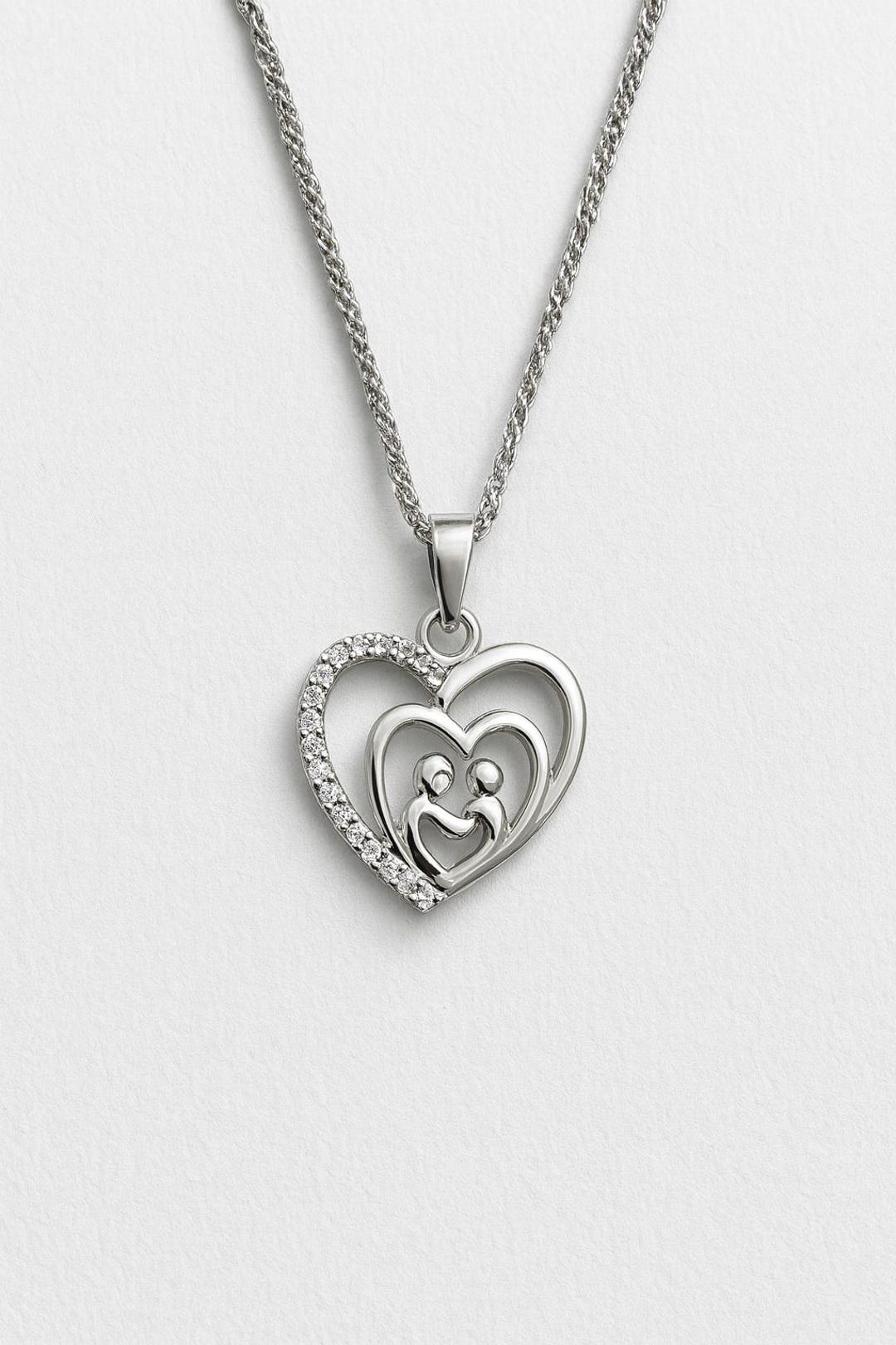 Iced Out Heart Necklace and Pendant - Etsy