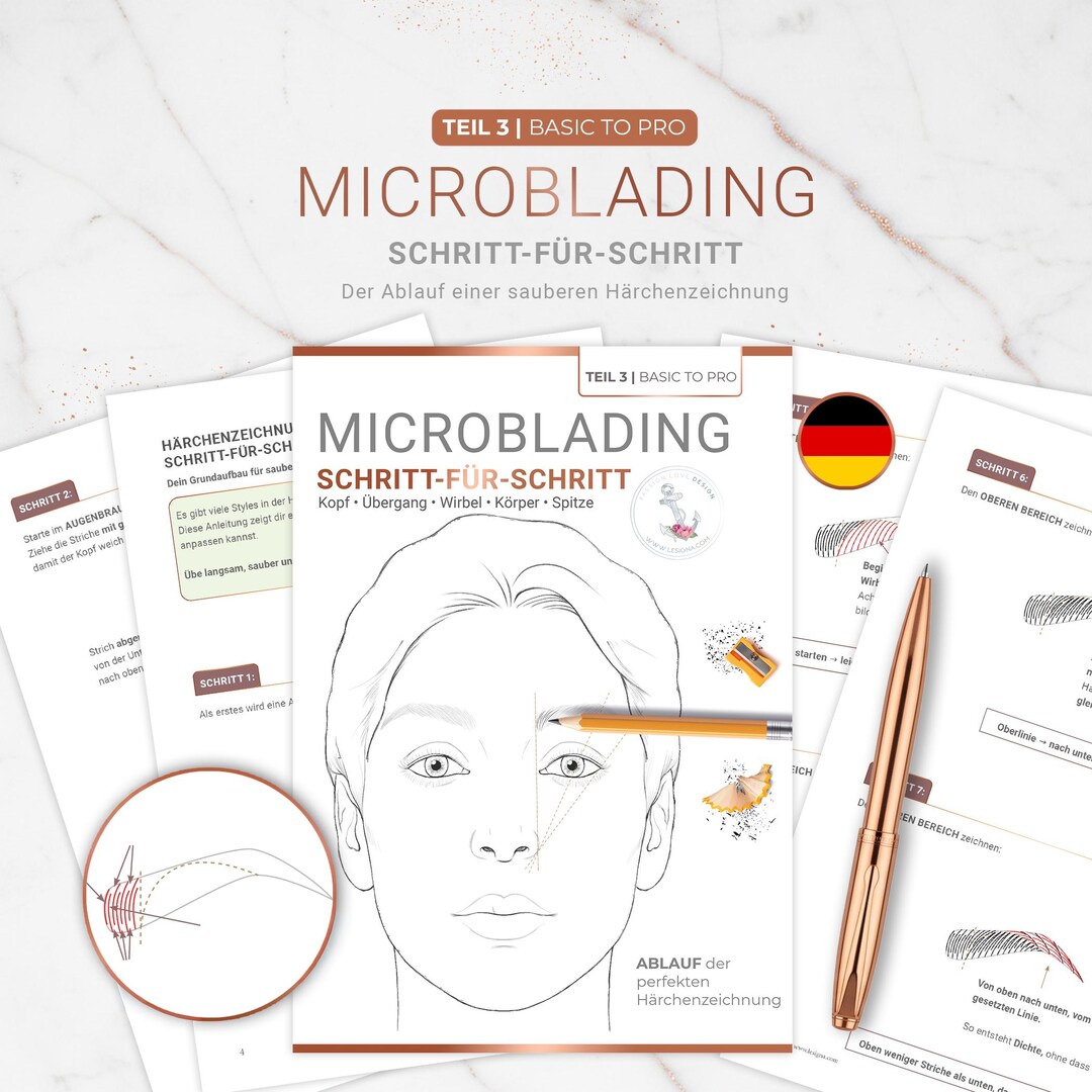 Part 3: Microblading Step-by-step Instructions - the Process of Perfect ...