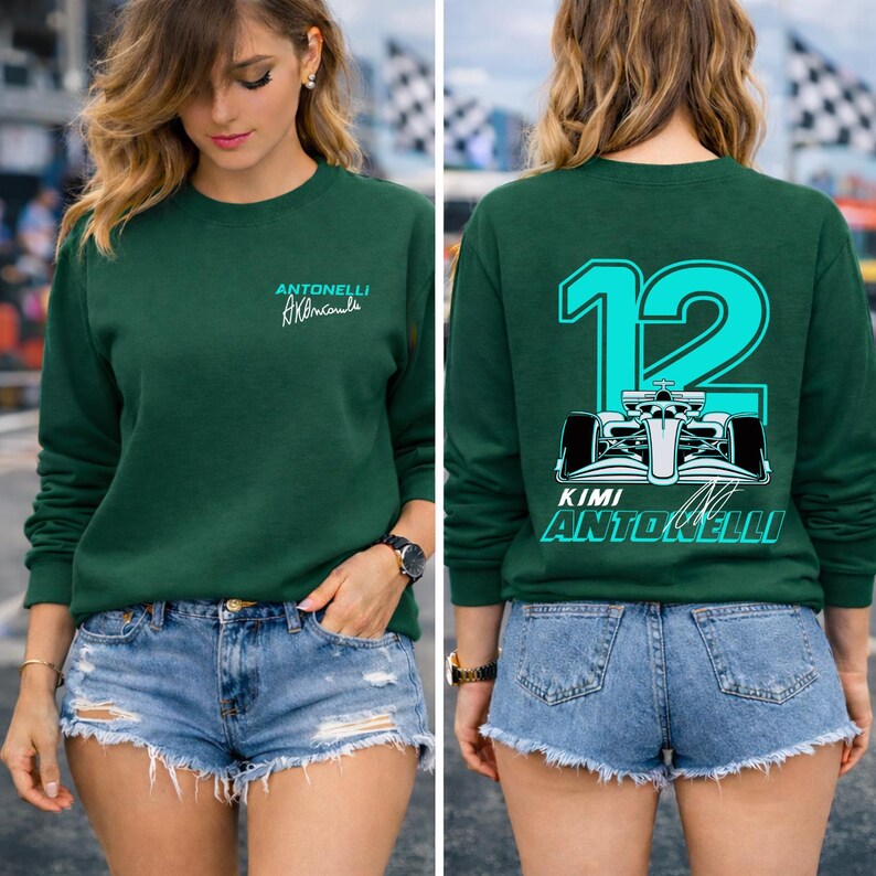 Kimi Antonelli F1 Racing T-shirt, Formula One Fan Apparel - Etsy