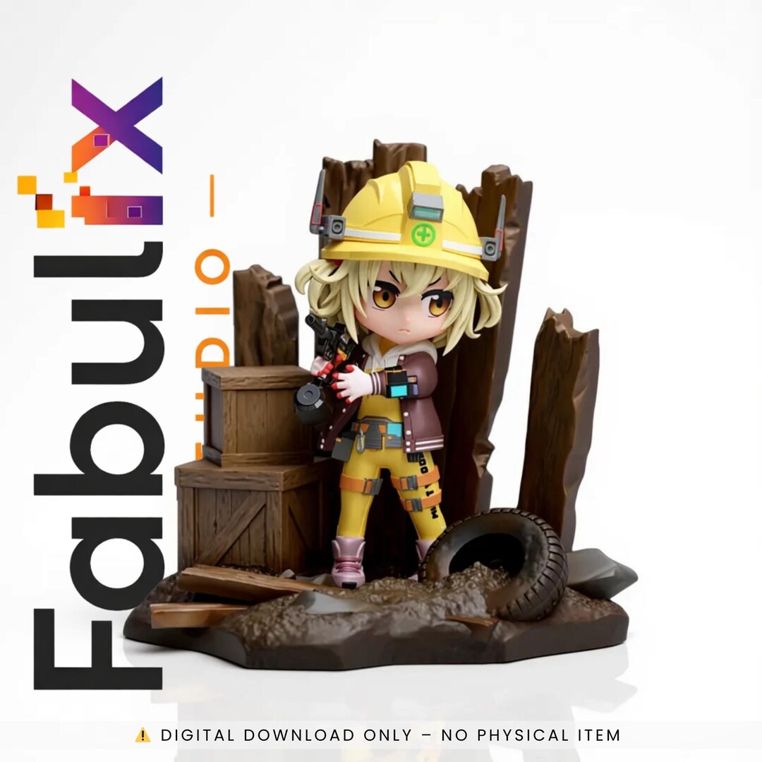 Chibi Liter Nikke 3D STL | Anime Chibi Figure | Goddess of Victory ...