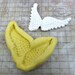 Angle Wing Mold , Silicone Mold ,push Mold, Food Mold. Craft Mold, Soap ...