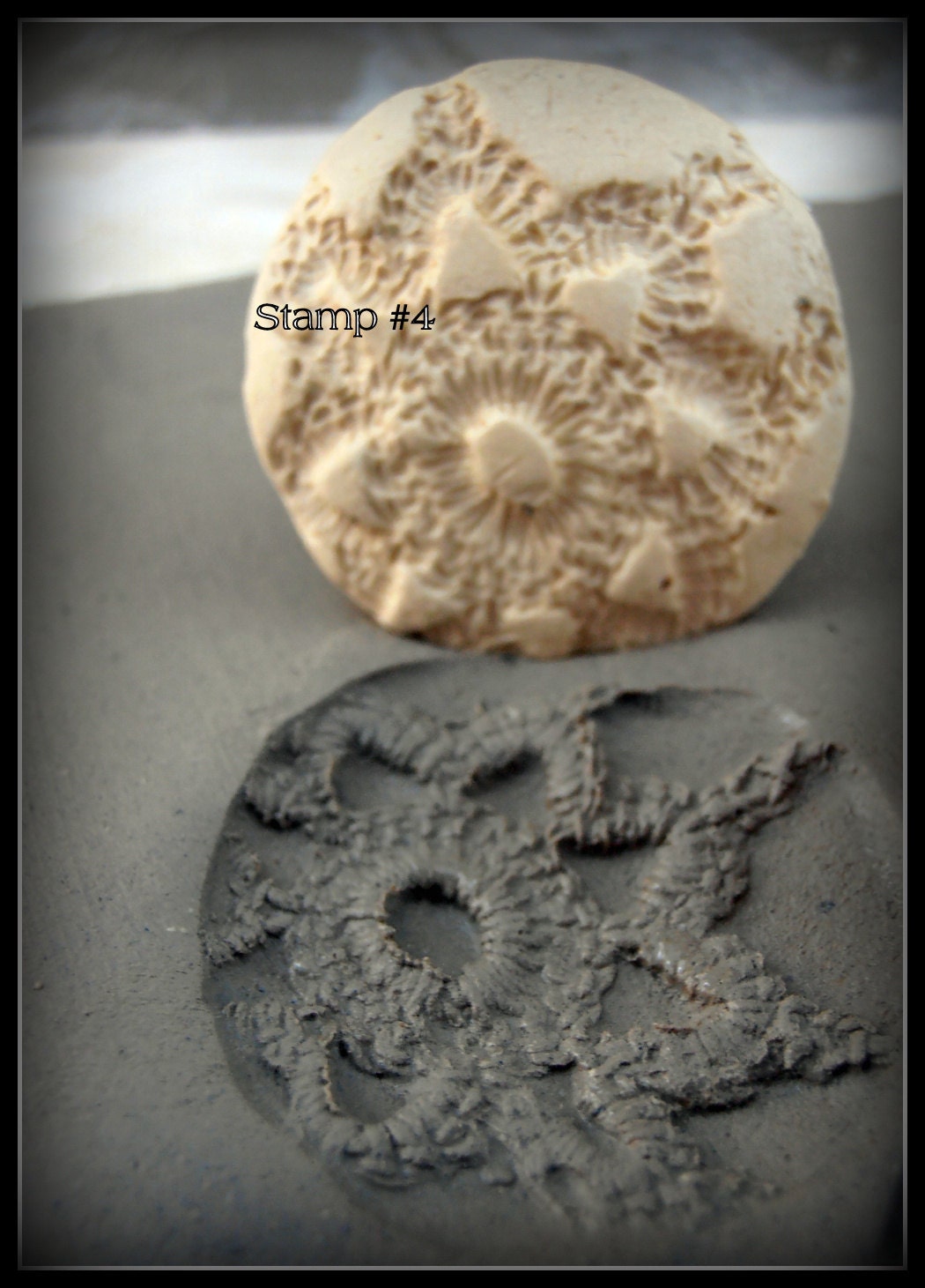 Clay Pattern Stamps Pottery Tool Round Stamps Craft - Etsy