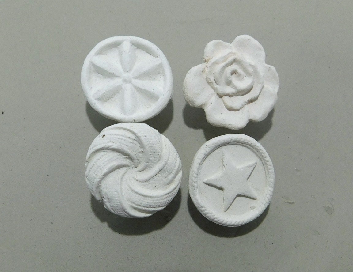 Clay Pattern Stamps -pottery Stamps - Bisque Clay Stamps - Crafting ...