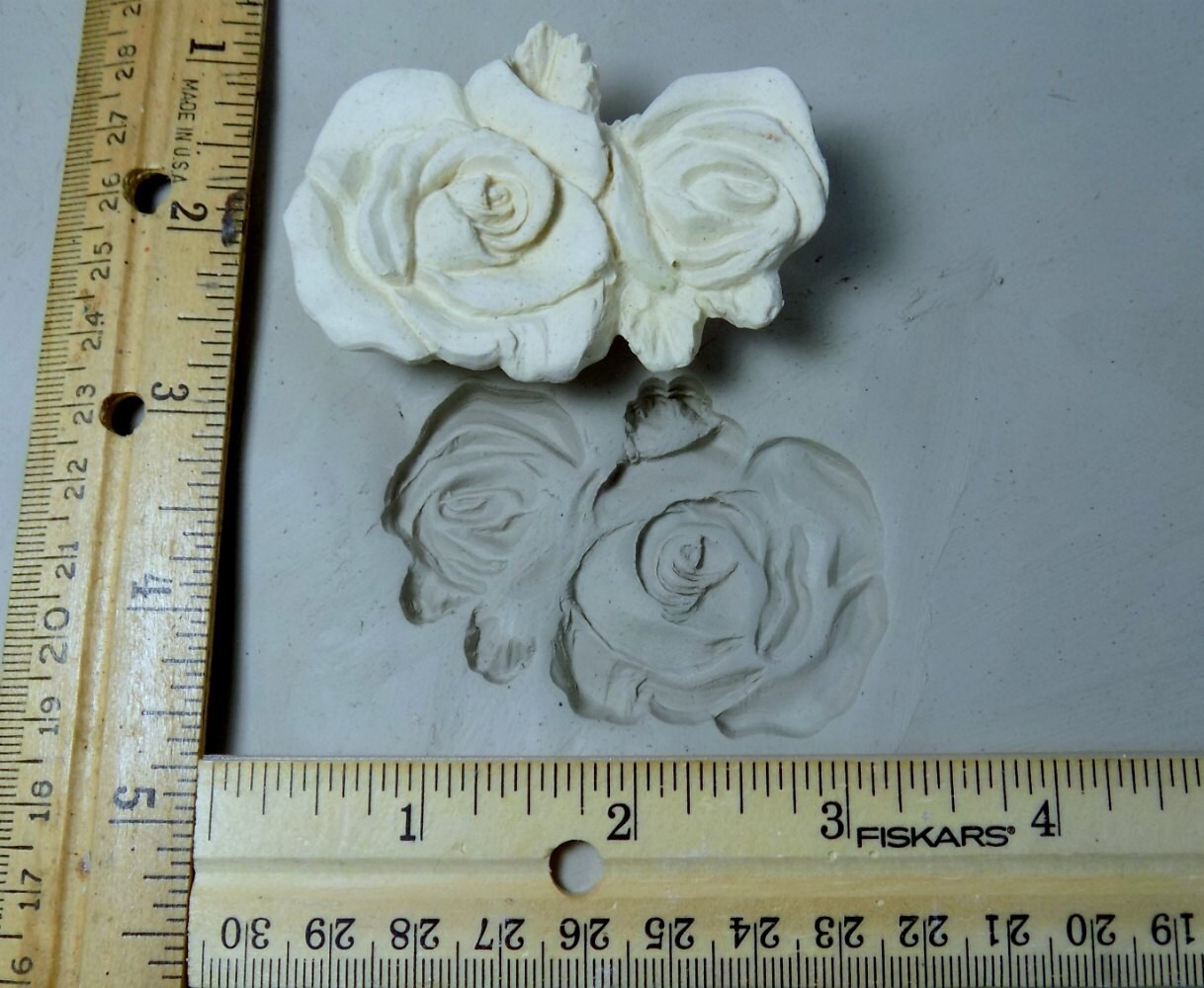 Clay Stamp - Rose Stamp - Pottery Tools -metal Stamps -soap Stamps ...