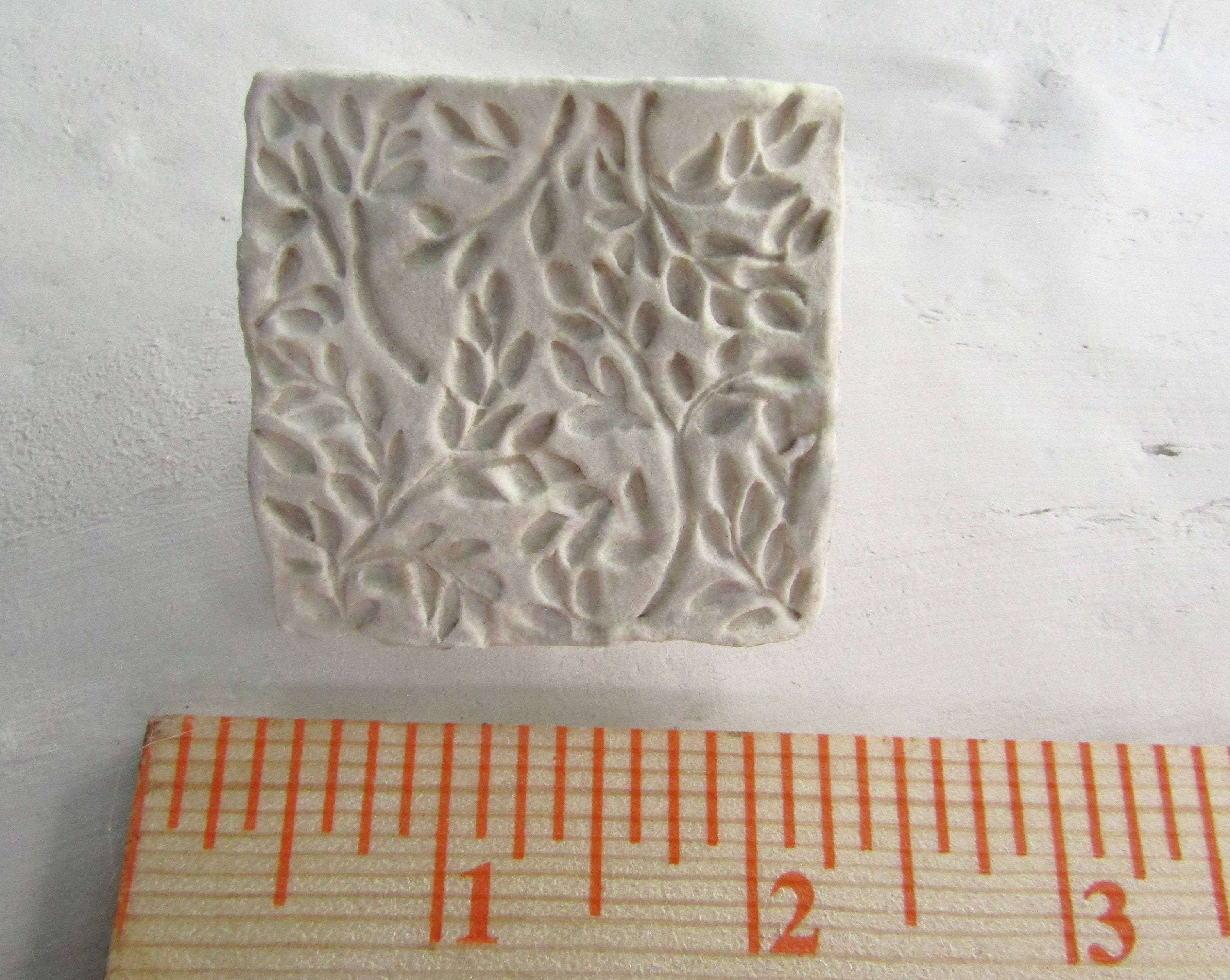 Handmade Stamp, Unique Texture, for Stamping on Stoneware Clay, Polymer ...