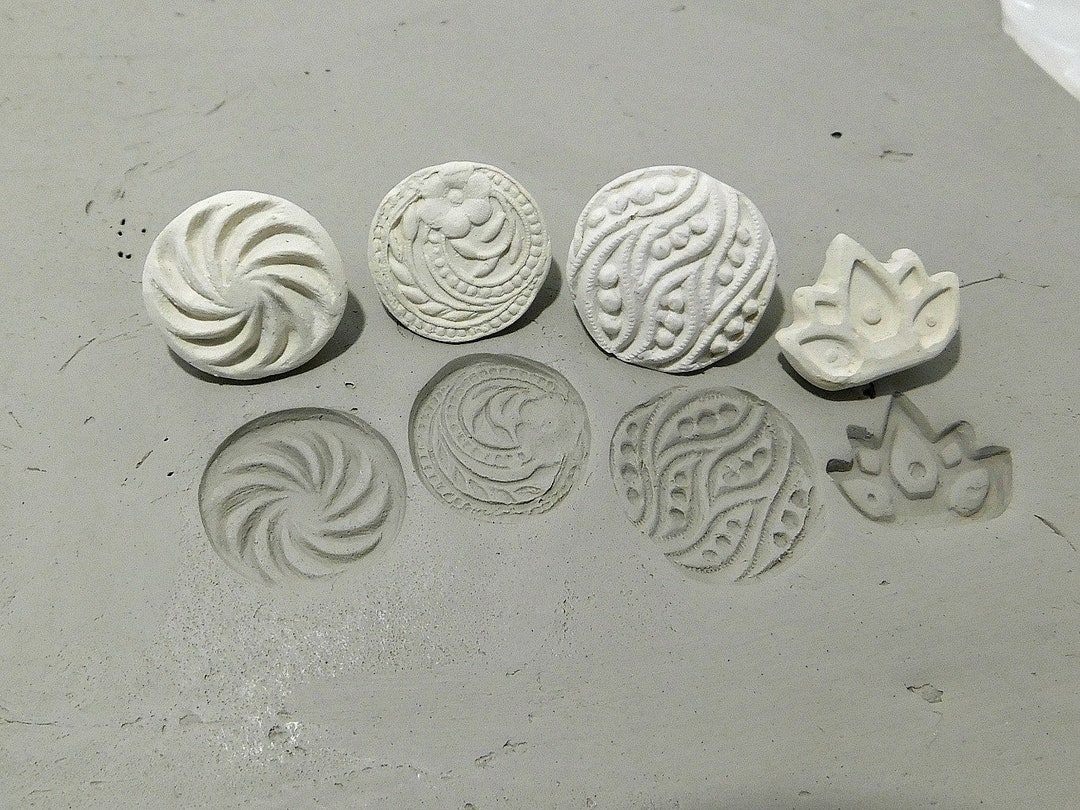 Clay Stamps for Pottery -pottery Stamps - Bisque Clay Stamps - Crafting ...