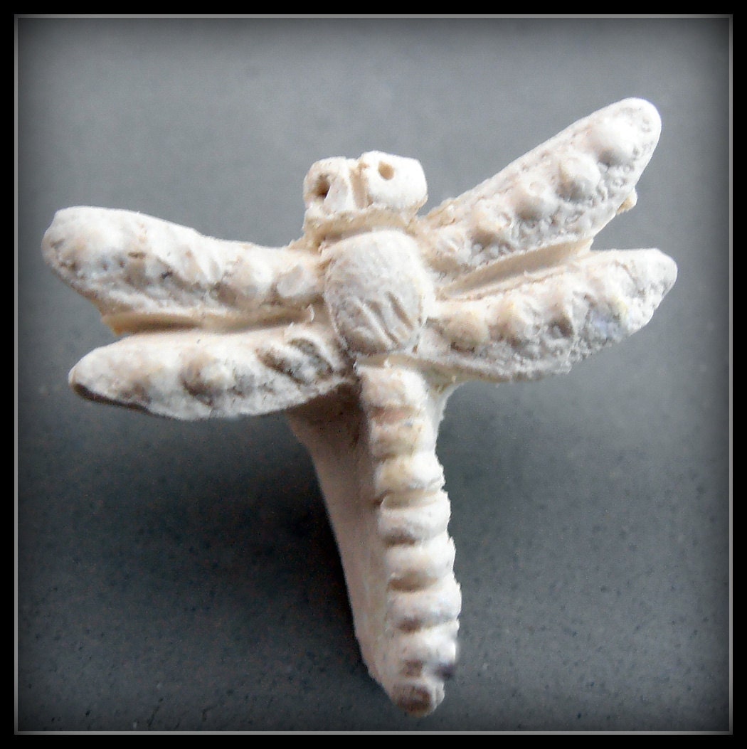 Bisque Clay Stamp, Dragon Fly, for Stamping on Stoneware Clay, Polymer ...