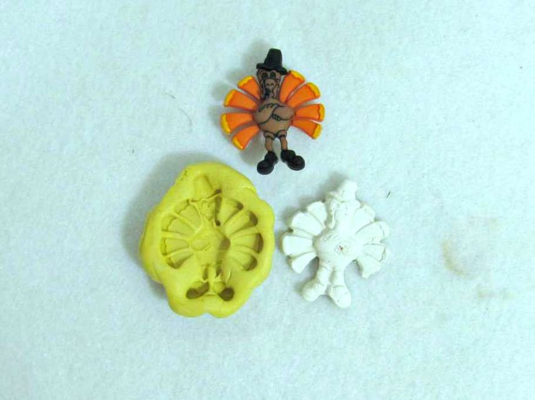 Turkey Silicone Mold,thanksgiving Turkey, Silicone Mold,push Mold, Food ...