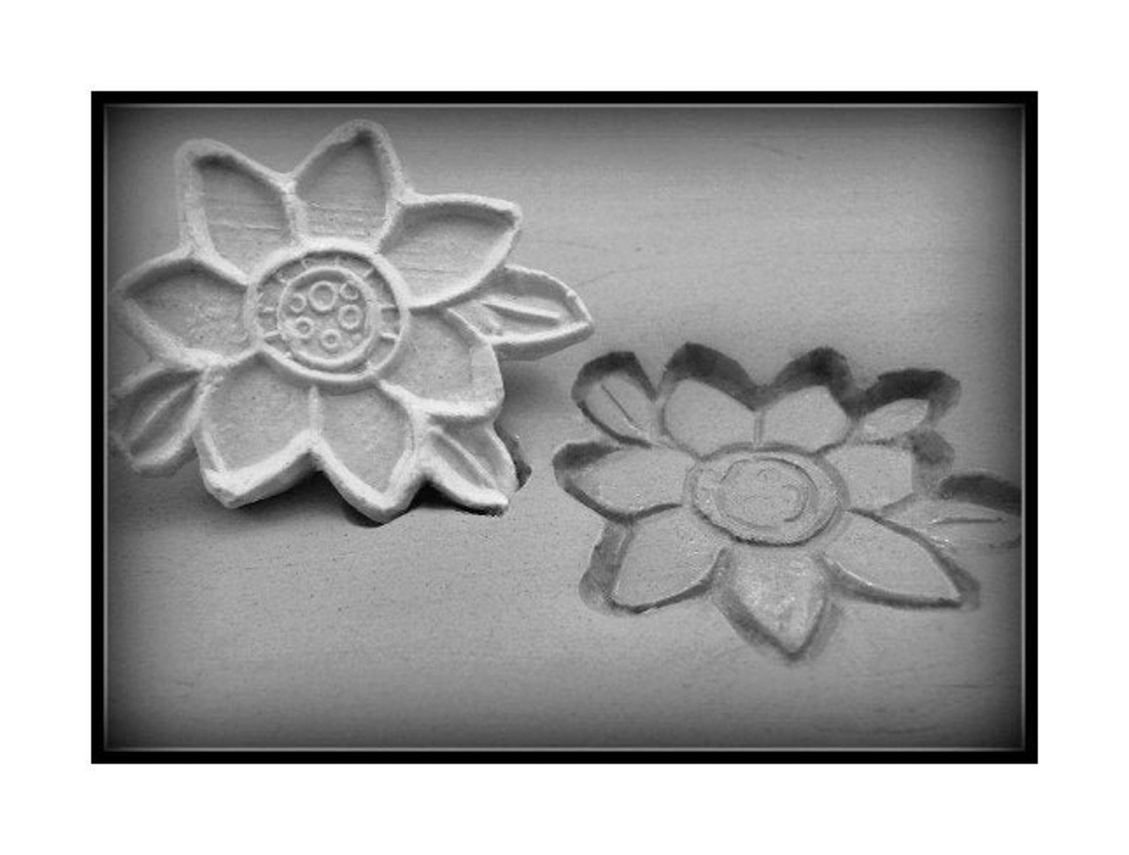 Ceramic Clay Stamp, Bisque Stoneware Stamp, for Ceramic Clay, Polymer ...