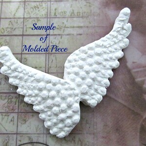 Angle Wing Mold , Silicone Mold ,push Mold, Food Mold. Craft Mold, Soap ...