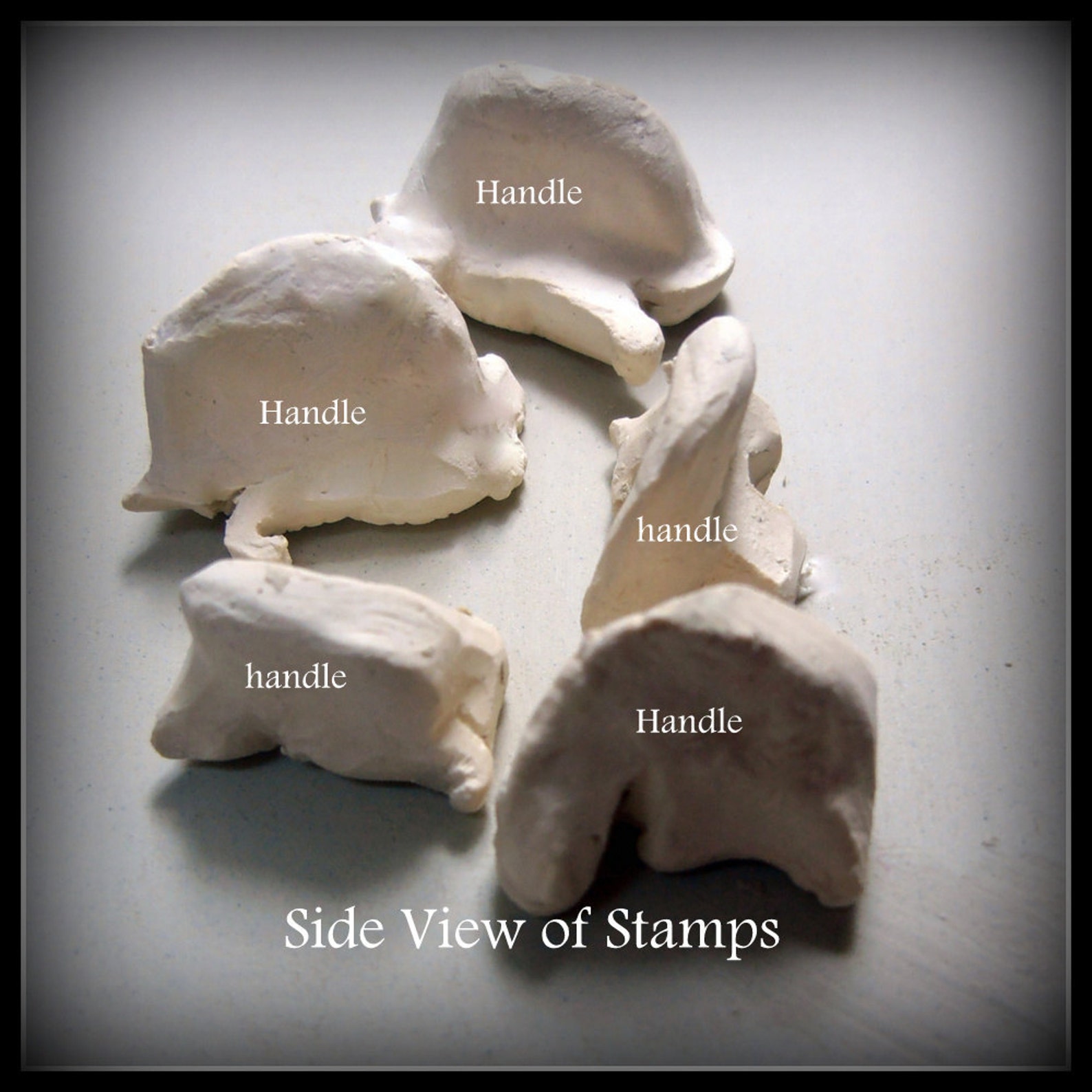 Pattern Tool, Hand Caved Stamps, Cat Stamps - Pottery Supplies, Clay ...