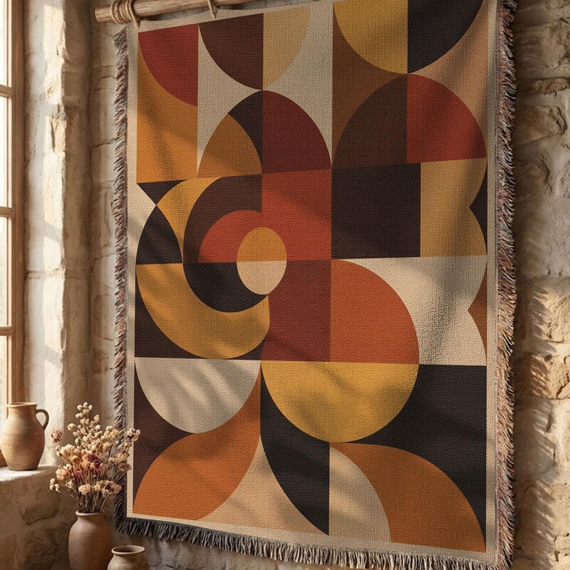 Geometric Tapestry - Etsy