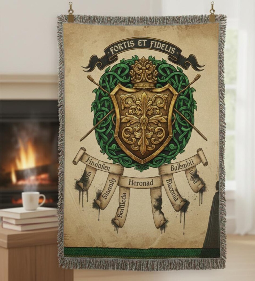 Game of Thrones Family Crest Woven Blanket Tapestry, House of the ...