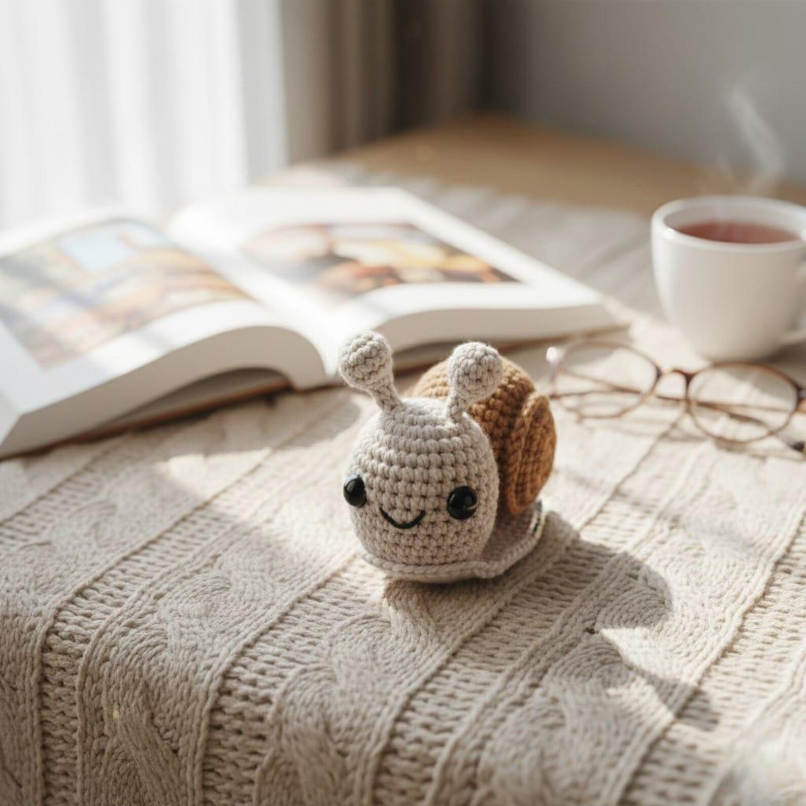 Mini Snail Crochet Pattern | Cute Amigurumi Snail PDF | Easy Beginner ...