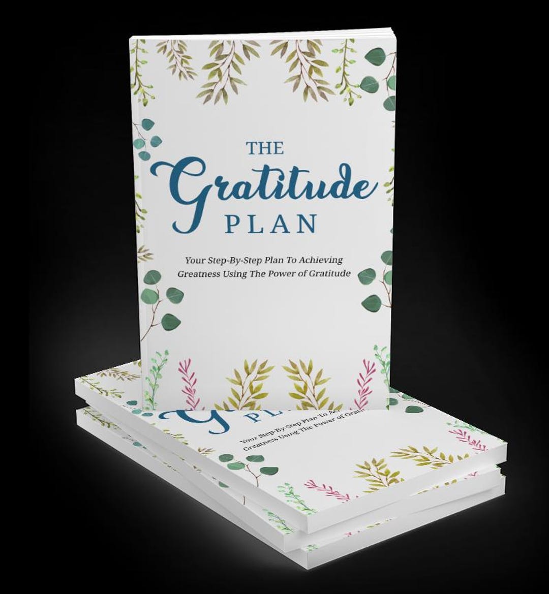 The Gratitude Plan – Step-by-step Gratitude Guide, Mindfulness Workbook ...