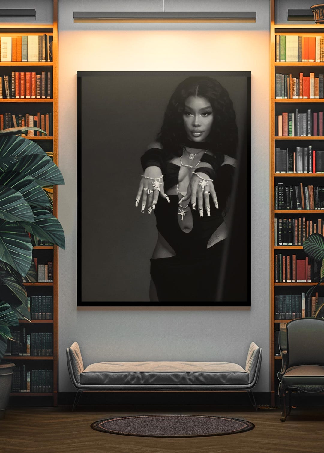 Y2K SZA Portrait Poster | Stockholm Style Poster | Music Room Decor ...