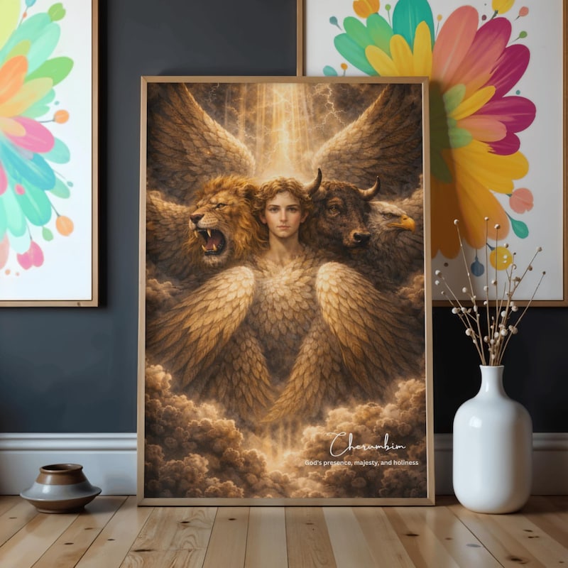 Biblical Angel Wall Art - Etsy
