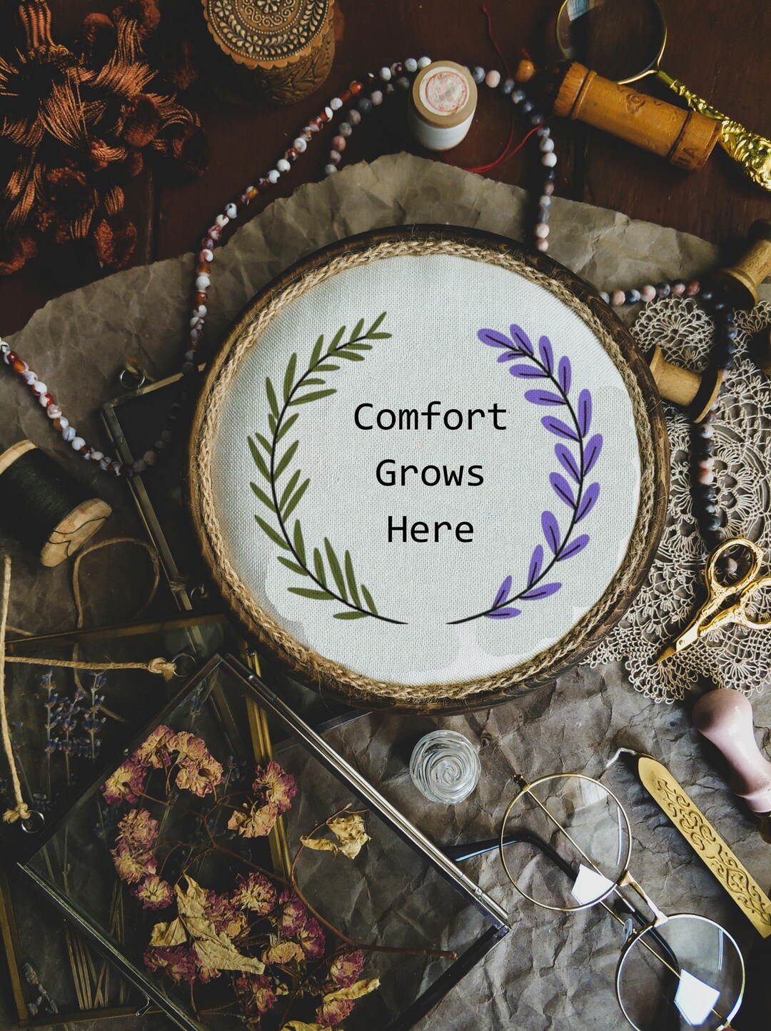 Lavender and Rosemary Cross Stitch Beginner Friendly Pdf Digital ...