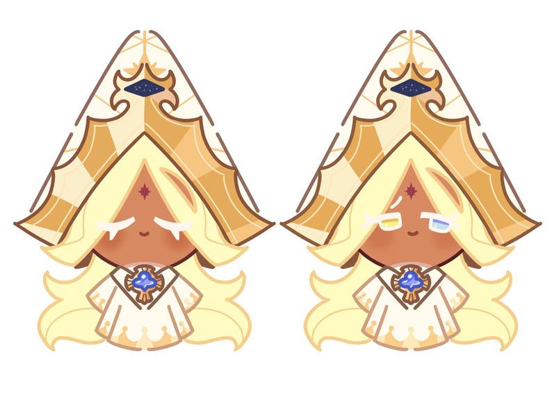 Cookie Run Kingdom | Pure Vanilla & Dark Cacao Matching Keychains ...