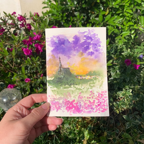 Original Landscape A6 - Etsy