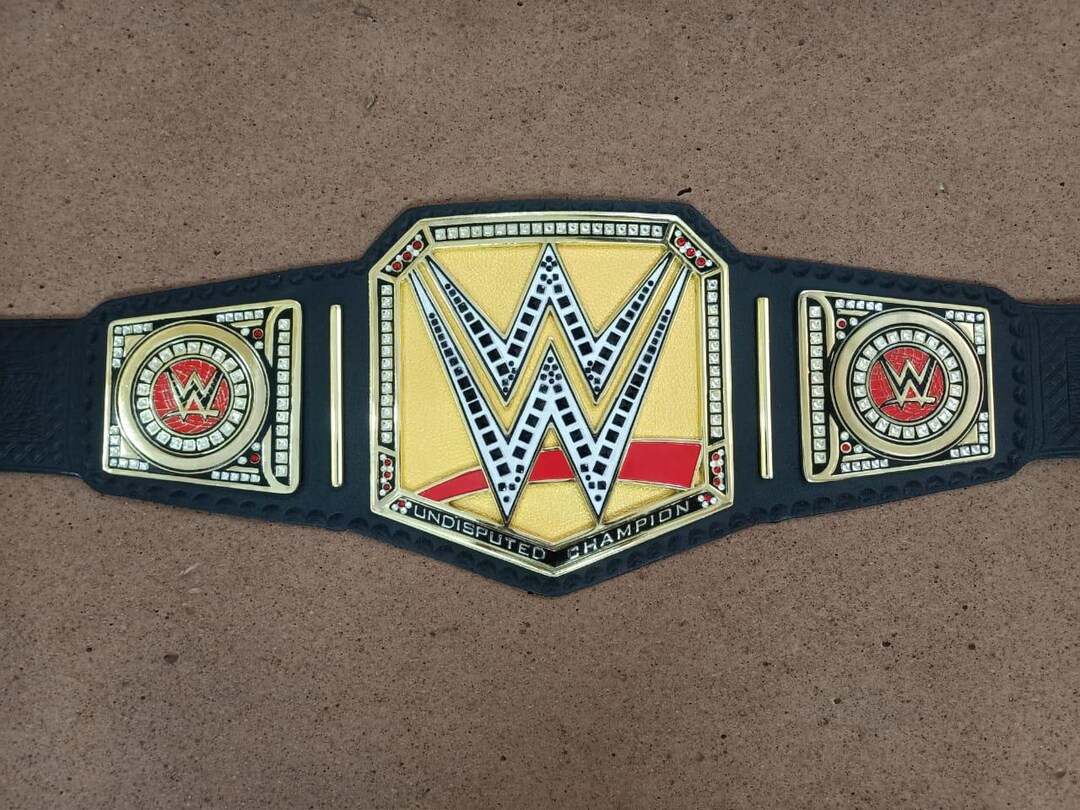 Undisputed Style Championship Belt – Wrestling Replica Title Belt, Gold ...