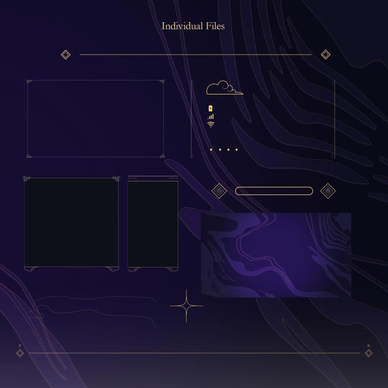 Astral Frame [animated Stream Overlay Package] - Etsy