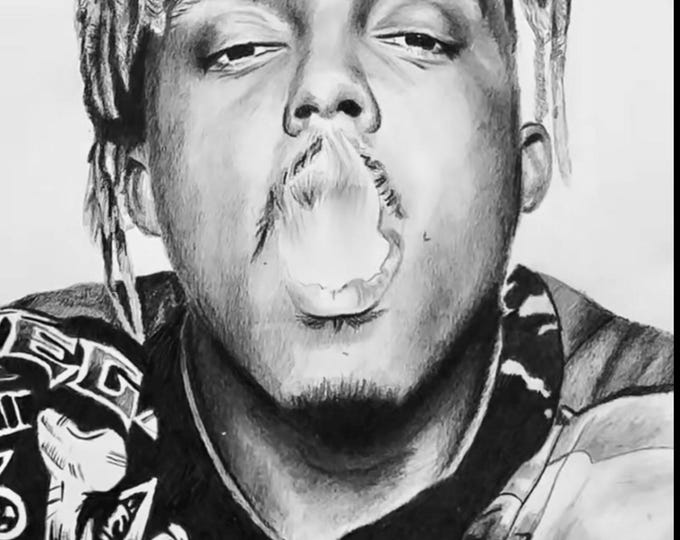 Juice WRLD Hand‑drawn Portrait • Realistic Graphite Artwork • Music ...