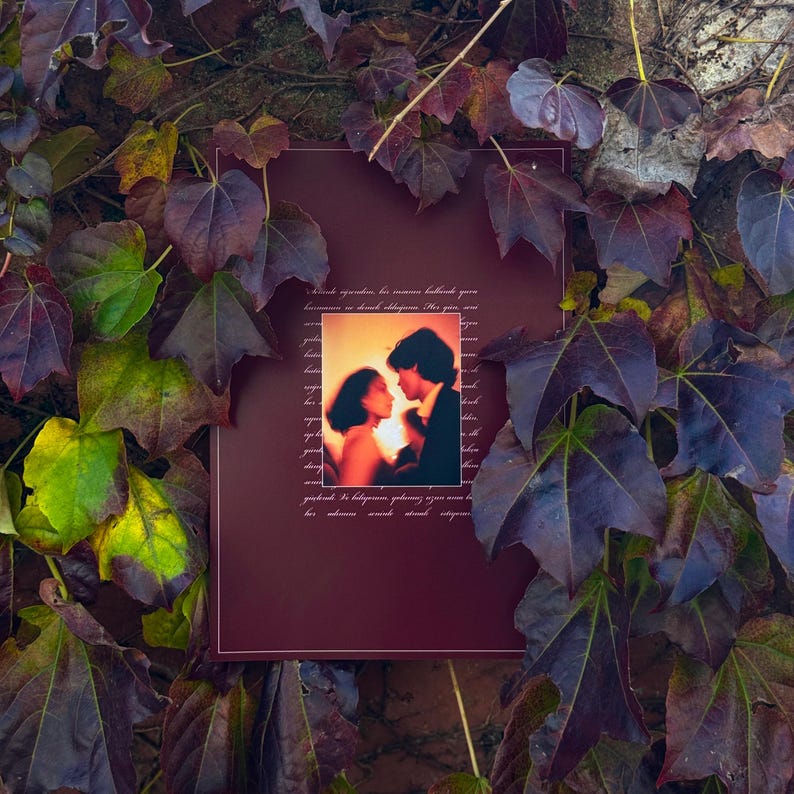 Personalized Couple Photo Poster, Romantic Wall Art (digital Download ...