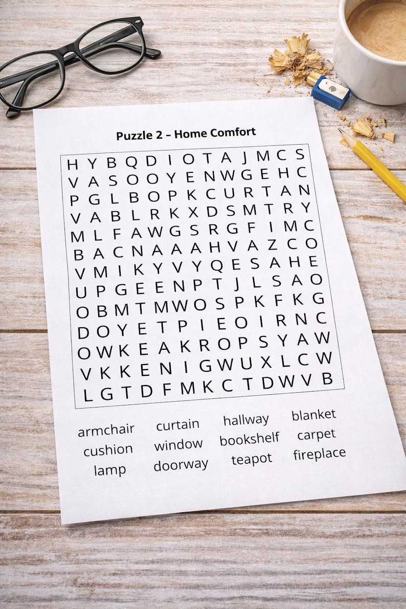 100 Giant Large Print Word Search for Seniors – Easy-to-read Puzzles ...
