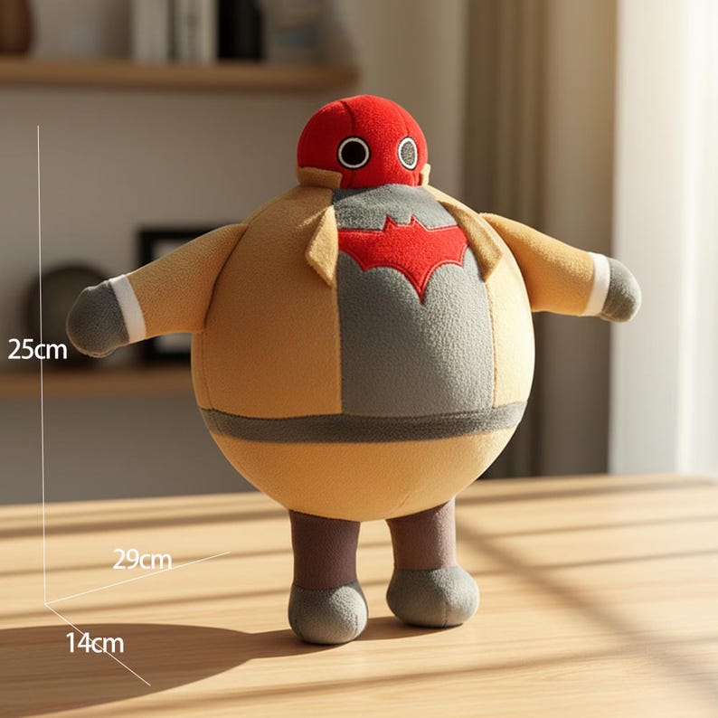 Chubby Superhero Plush Toy – Soft Stuffed Hero Decor, Collectible Gift ...