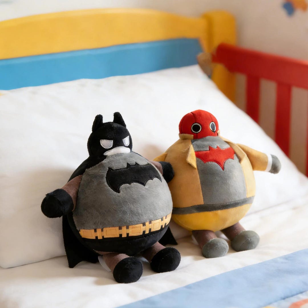 Chubby Superhero Plush Toy – Soft Stuffed Hero Decor, Collectible Gift ...
